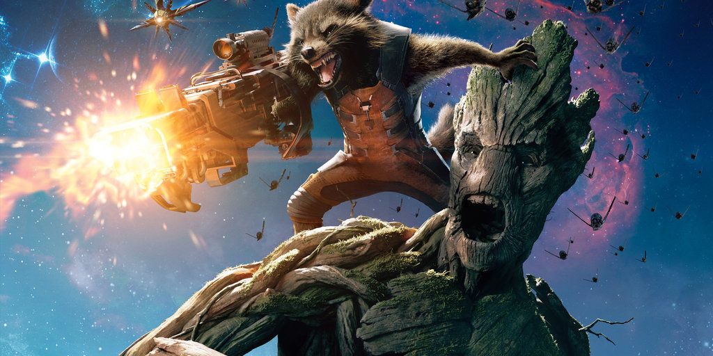 Guardians of the Galaxy Concept Art Depicts Classic Rocket & Groot Scene