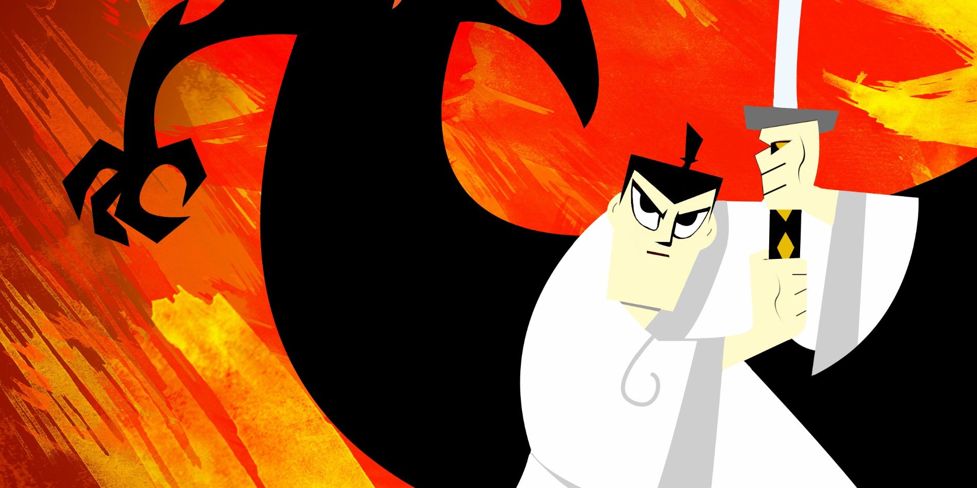 Watch Samurai Jack Cut a Swath Through Robots on His Spiked Motorbike