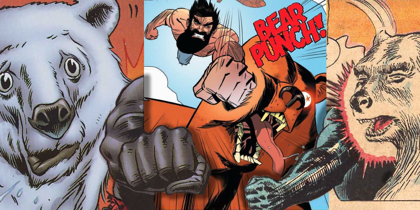 Bear Knuckles: 15 Times A Superhero Punched A Bear | CBR