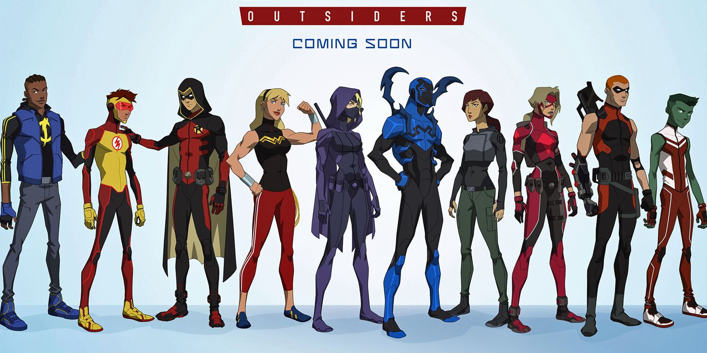 Young Justice: Outsiders Art Confirms Katana, Lightning & Metamorpho