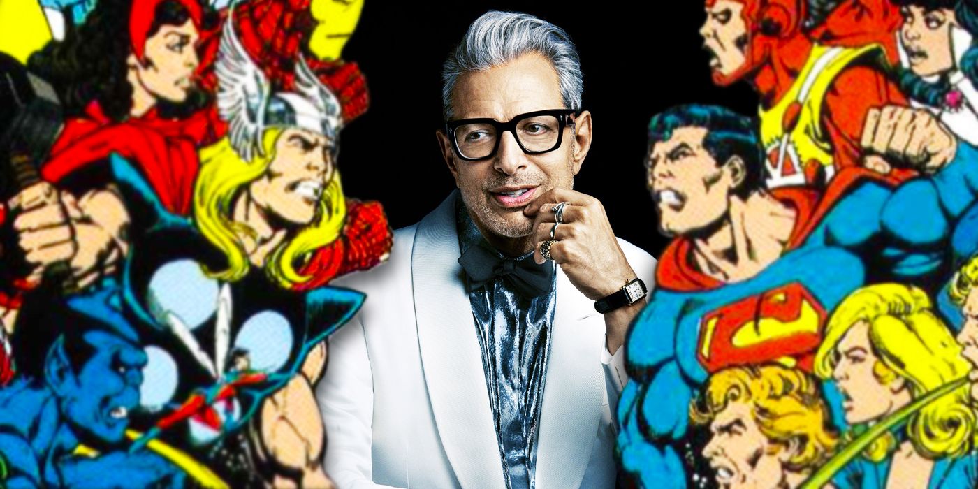 Jeff Goldblum Tests His Knowledge of Marvel & DC Superheroes