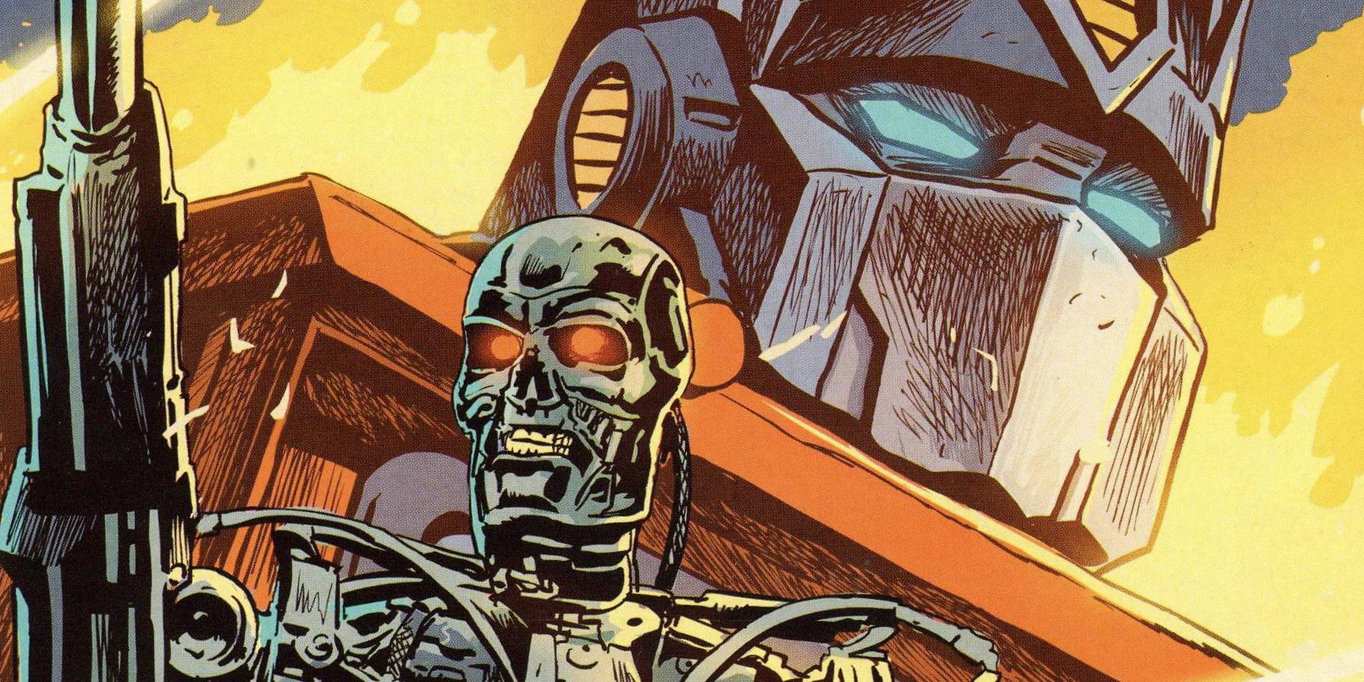 Transformers vs. The Terminator: How the Crossover Sets Up a Potential ... Transformers vs. The Terminator: How the Crossover Sets Up a Potential ...