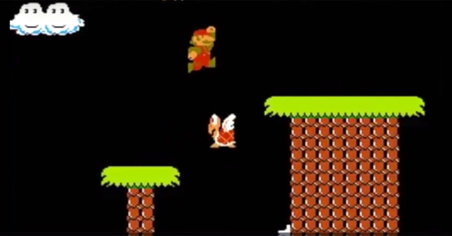 Trace the evolution of Mario in this 'Super Mario Bros.' tribute
